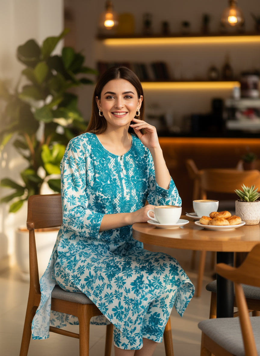 Dua Co-ord set – Anahita Chikan Kari